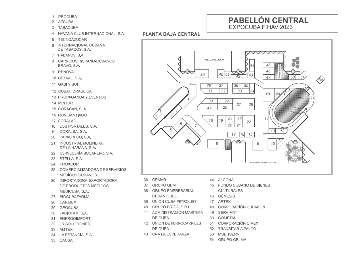 Estas son las empresas cubanas que puede encontrar en el Pabellón ...